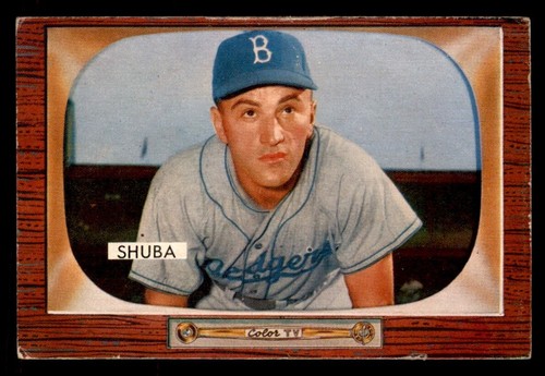 1955 Bowman Baseball #66 George Shuba VG *g1 | eBay
