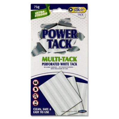 White Tack Re-usable Adhesive Putty Repositionable Glue 75g Multi-Tack ...