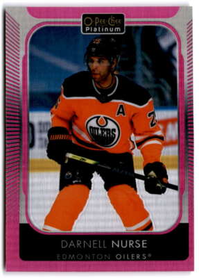 2021-22 O-Pee-Chee Platinum Matte Pink #44 Darnell Nurse Edmonton ...