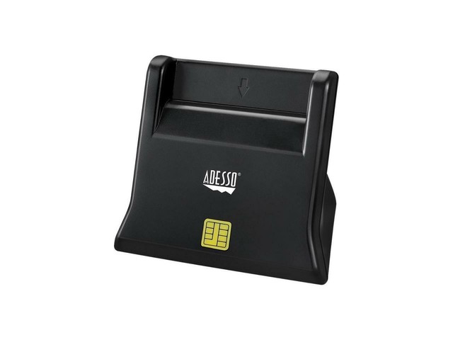 Adesso Scr-300 TAA CAC USB Desktop Smart Card Reader Works for Windows ...