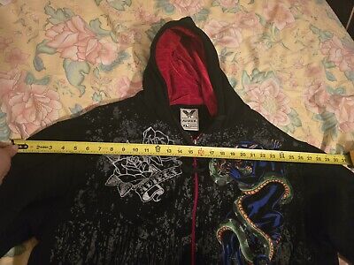 Vintage Y2K Avirex Snake Panther AOP Zip Up Hoodie Size XL Vintage Y2K Avirex Snake Panther AOP Zip Up Hoodie Size XL