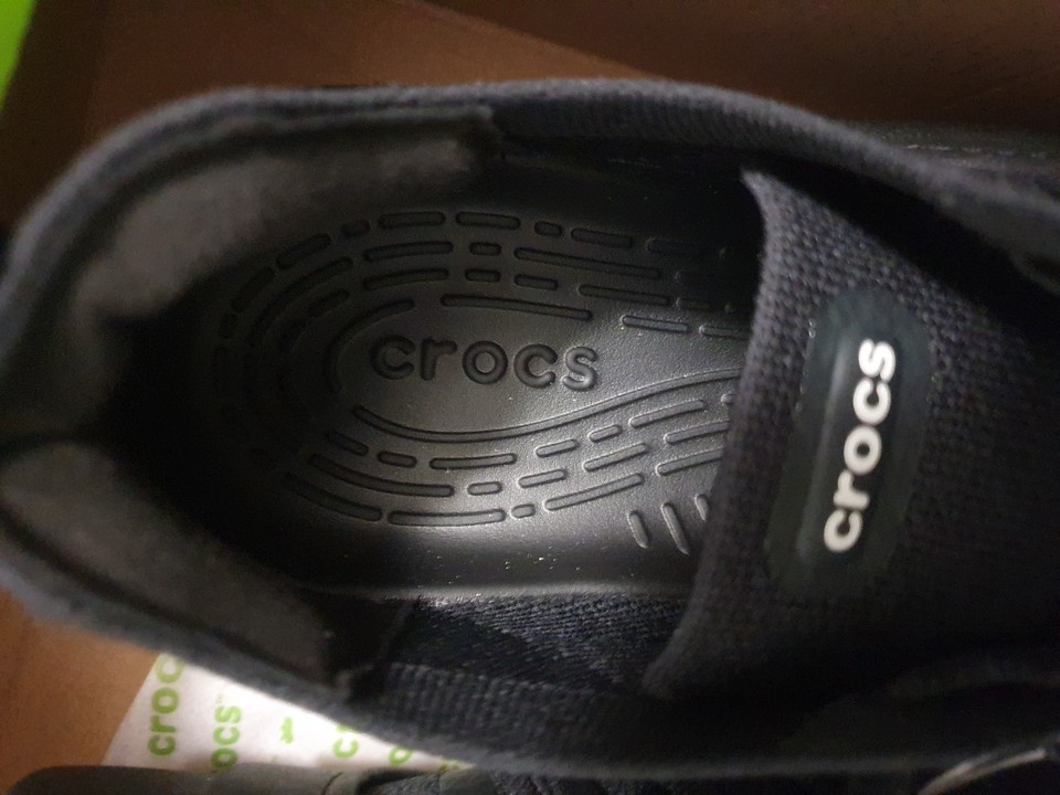 Crocs Echo Surge Black Men Unisex Shoes Sneakers 210079-060 new SIZE 9 ...