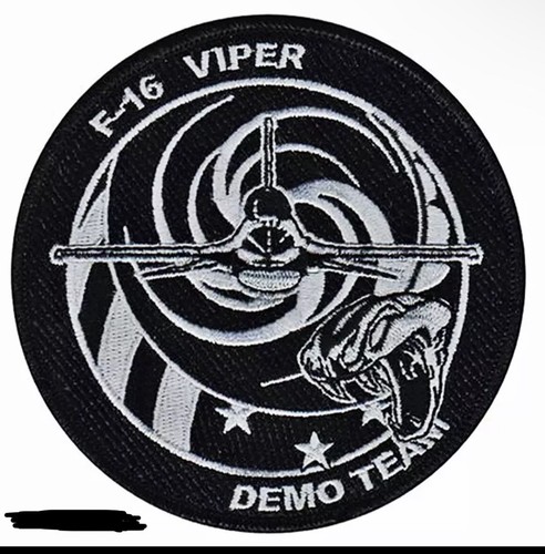 USAF F-16 VIPER DEMO TEAM -SHAW AFB, SC - ORIGINAL AIR FORCE BLACK VEL ...