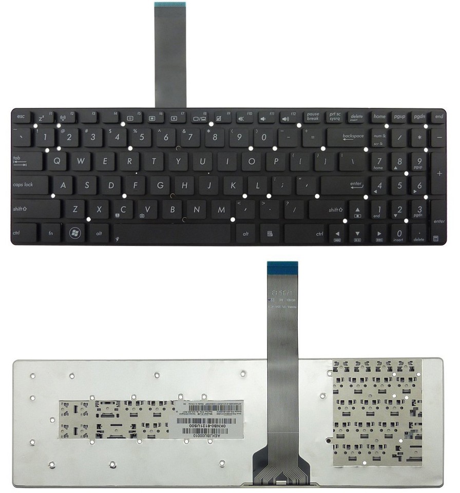 New Keyboard Asus K55 K55A K55A-BBL4 K55DE K55N 9J.N2J82.90U 9J.N2J82 ...