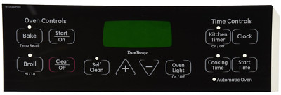 Faceplate Graphics Overlay for GE Range Oven Stove Replaces WB27T11005 ...