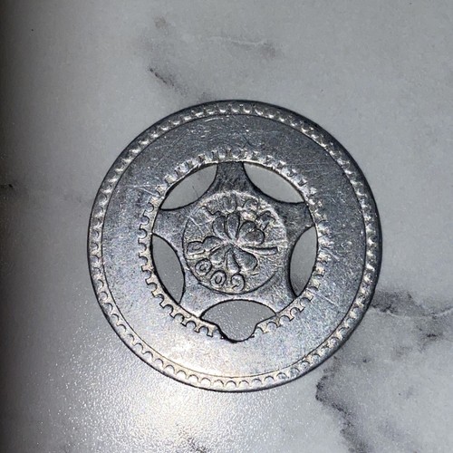 Vintage Aluminum Good Luck Token Charm | eBay