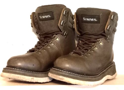 Simms Freestone Fly Fishing Boots Felt Wading Studded Men's Size 6 | eBay
