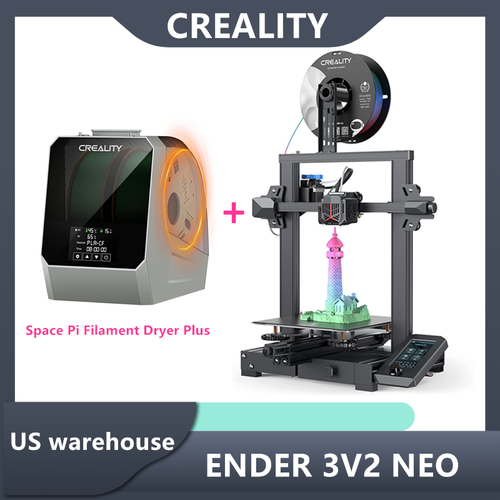 Creality Ender 3V2 Neo 3D Printer CR Touch Auto Leveling Silent with dry box | eBay