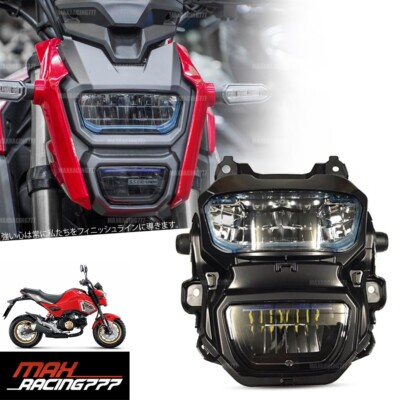 HEADLIGHT ASSEMBLY SET PARTS HEADLAMP FIT FOR HONDA MSX125 GROM 16-21 ...
