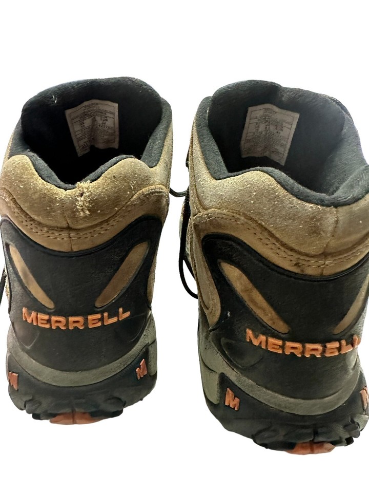Merrell Reflex 4 Mid Waterproof Hiking Boots Smoke Tan Men's J184376C ...