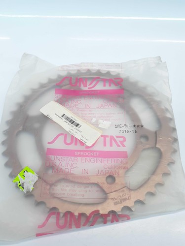 Sunstar 1AE-Y44 Steel Rear Sprocket YAMAHA 44T | eBay