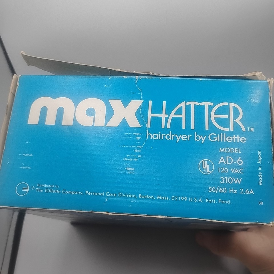 Vintage Gillette Max Hatter Salon Style Inflatable Bonnet Hood Hair ...