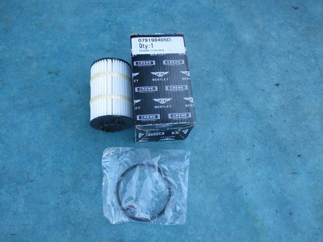 Bentley 2011 up CONTINENTAL GT V8 Engine Oil Filter OEM 079198405D for ...