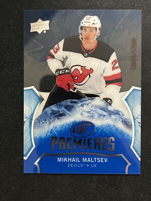 20-21 UD Ice Hockey RC Premiers Clear Cut 126 Mikhail Maltsev /1299 | eBay