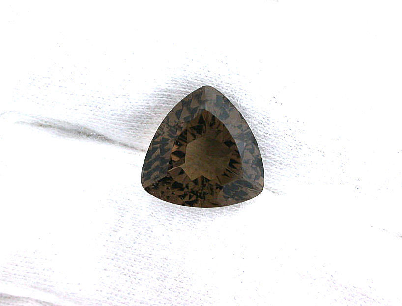 14mm Trilliant Trillion Natural Brazilian Smoky Quartz Gem Stone ...