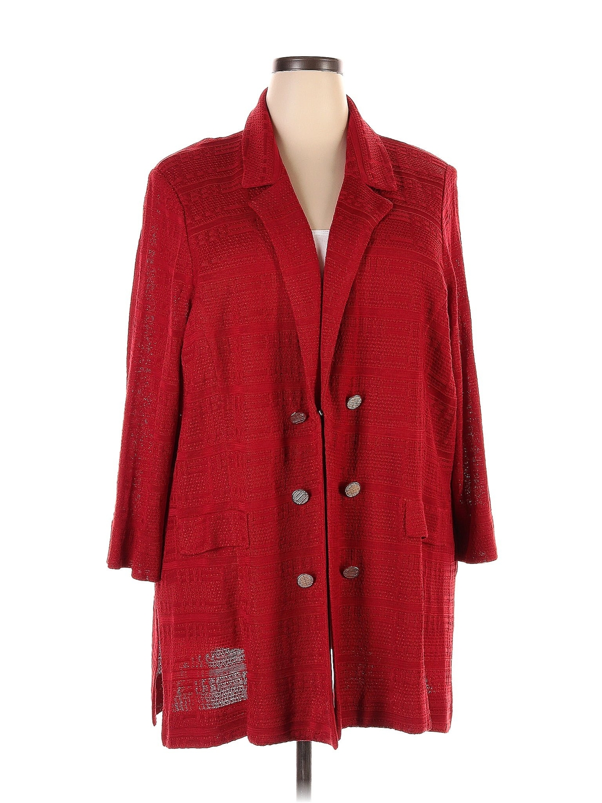 Misook Women Red Cardigan 3X Plus | eBay