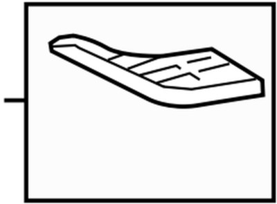 52163-0C070 Toyota Plate, rear bumper, rh 521630C070, New Genuine OEM ...