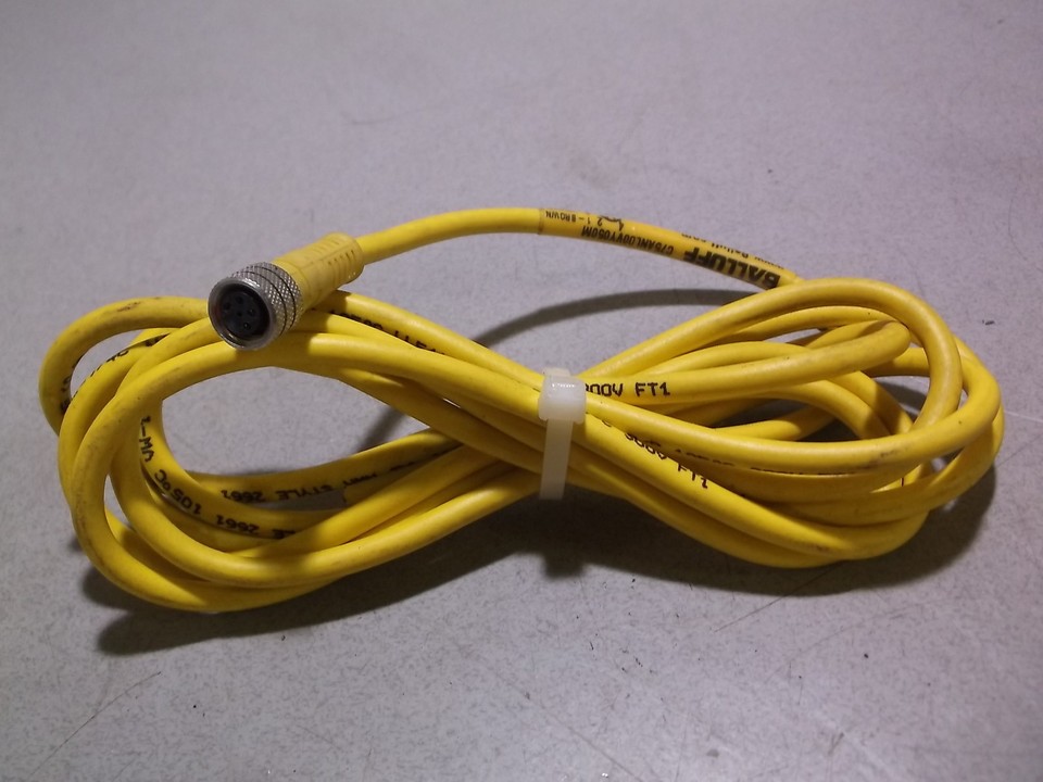 NEW Balluff C75ANL00VY050M Yellow Cordset Cable *FREE SHIPPING* | eBay