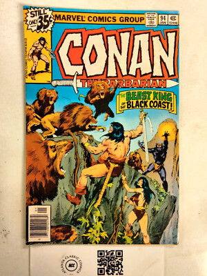Conan The Barbarian #94 VF Marvel Comic Books Avengers Defenders 12 ...