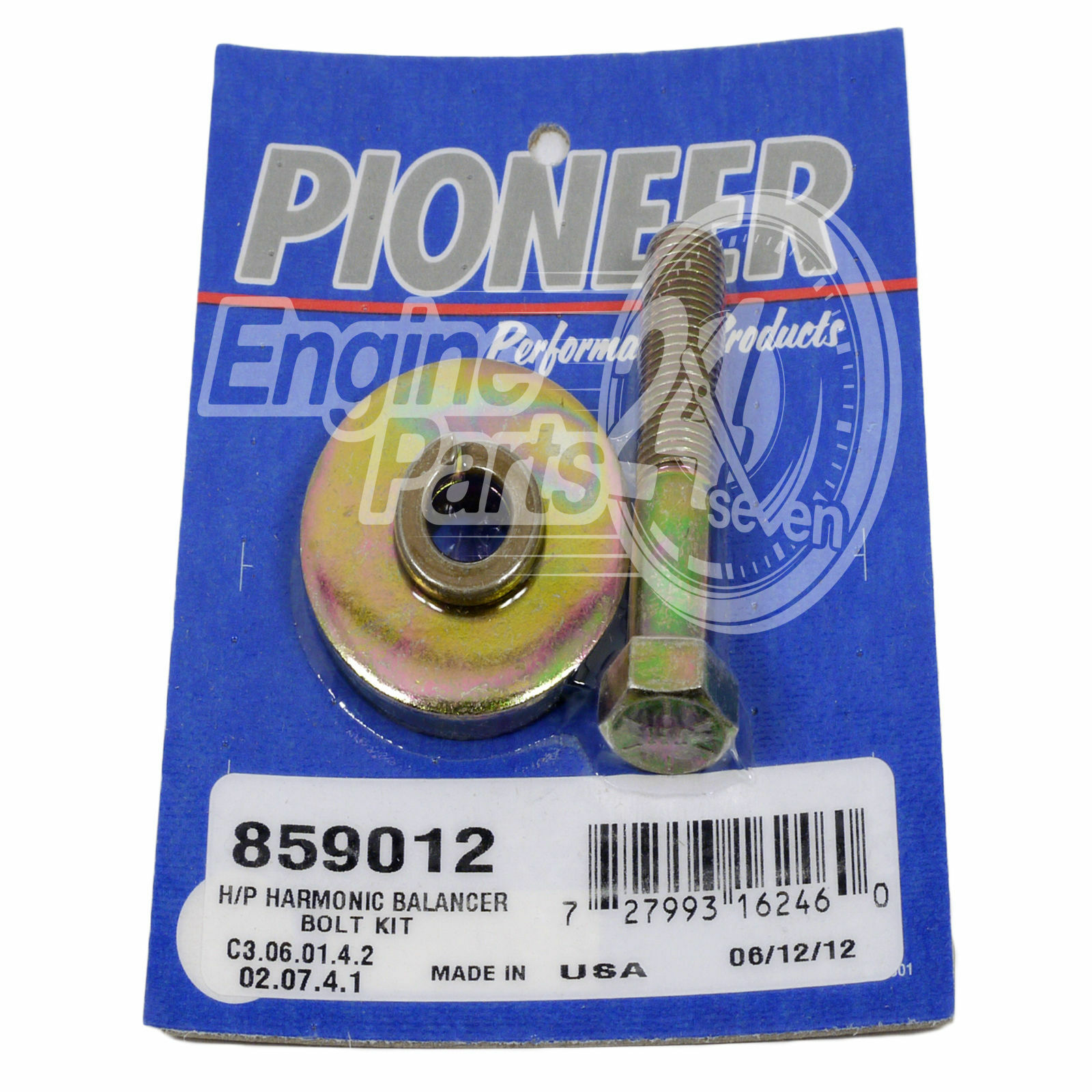 CHEVY SB 283 307 327 350 400 HARMONIC BALANCER BOLT KIT PIONEER 859012 ...