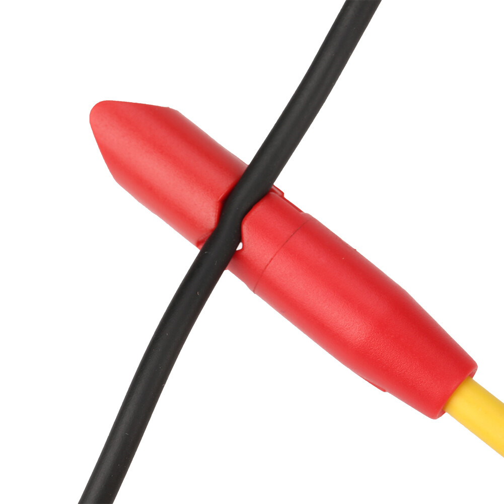 P5005 2x Fully Insulated Test Needle Hook Multimeter Testing Probes 4mm ...