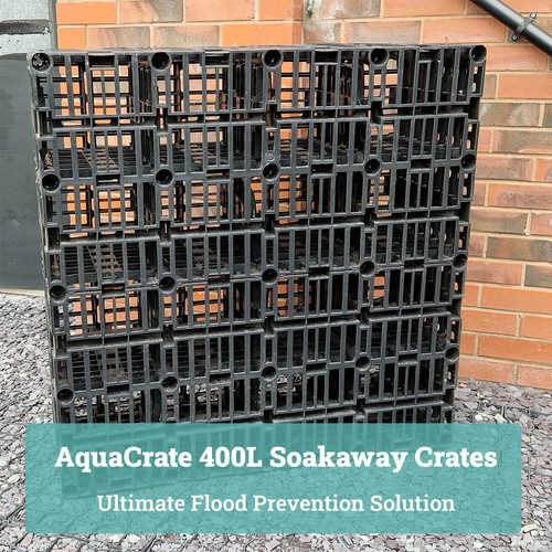 Eco-Friendly AquaCrate 400L Soakaway Crate - Prevent Flooding ...