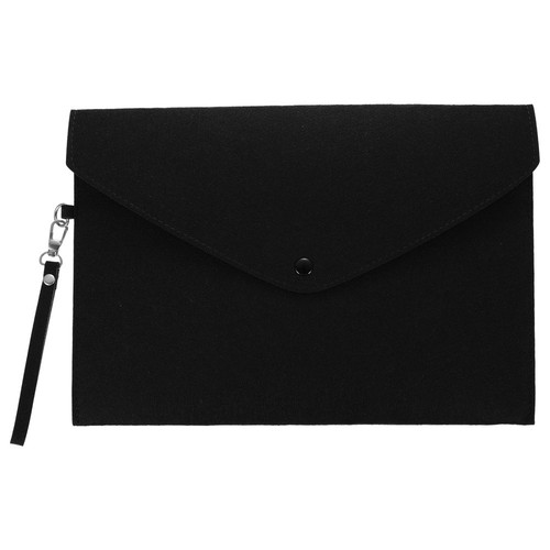 Snap File Bag Felt Pouch Office Official Documents Organizers Folders ...
