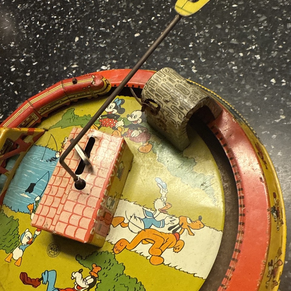 Vintage Marx 1950’s Tin Litho Wind-Up Mickey Mouse Express very rare It ...