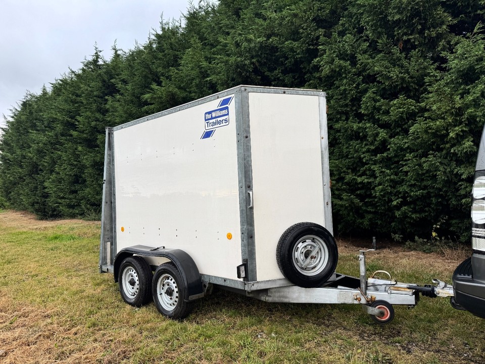 ifor williams box trailer twin axle dry with drop down ramp an twin ...