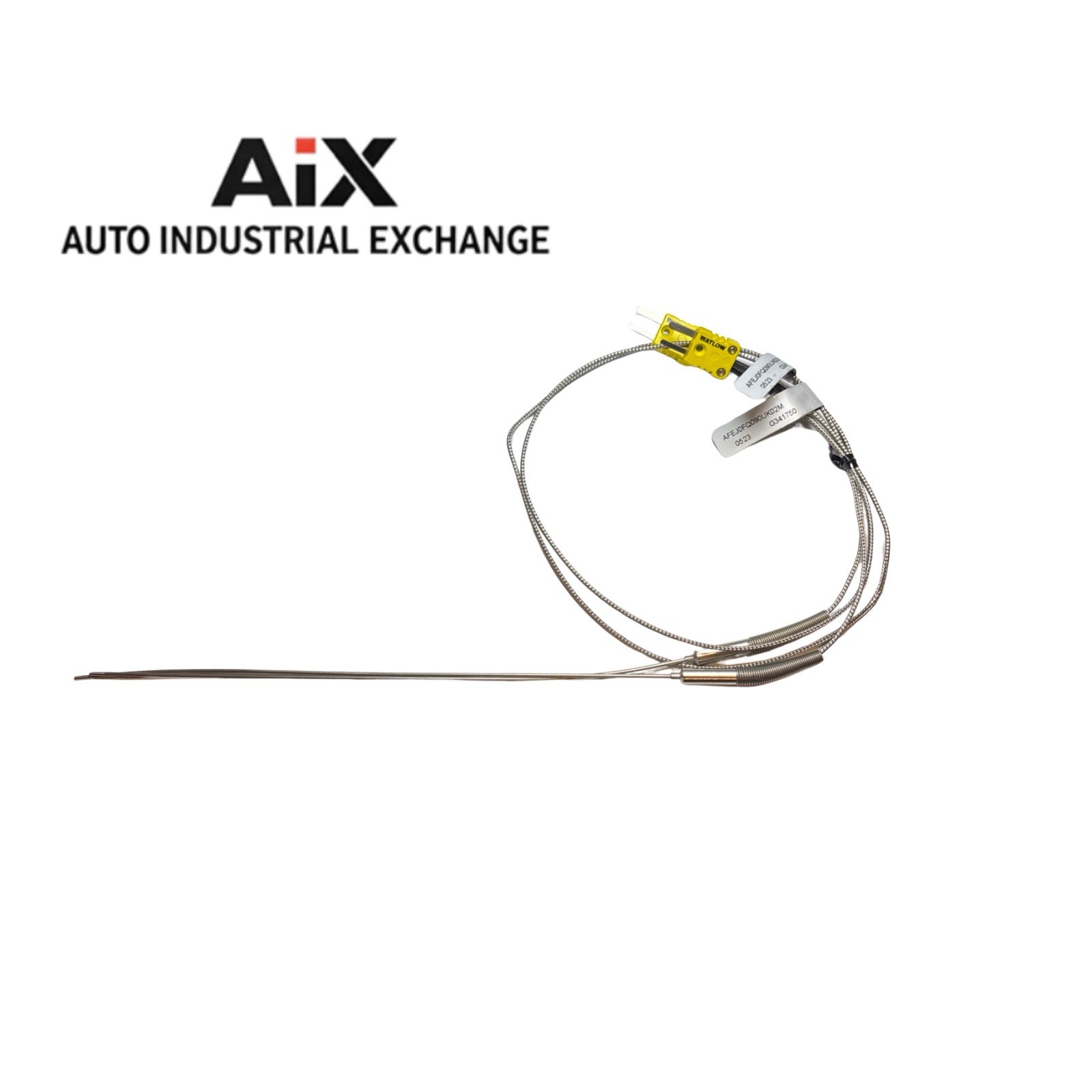 2x Watlow Type K Thermocouples AFEJ0FQ0900UK02M SS Sheath Probe NEW | eBay