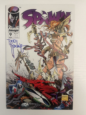 Todd McFarlane SIGNED Spawn #9 [NM] **Angela First Appearance** | eBay
