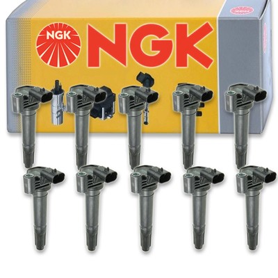 10 pc NGK 48769 U5232 Ignition Coils for UF649 UF-649 IC752 E1149 921 ...