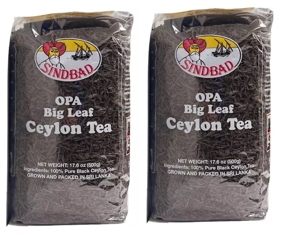 SINDBAD BLACK CEYLON Tea OPA Big Leaf 1000GR Made in SRI LANKA | eBay