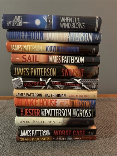 Lot Of 12 Hardcover James Patterson Books | eBay