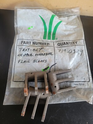 X3/OEM Troy-Bilt/MTD Craftsman Yardman Flail Blade 719-0329/ Bin 13/14 ...