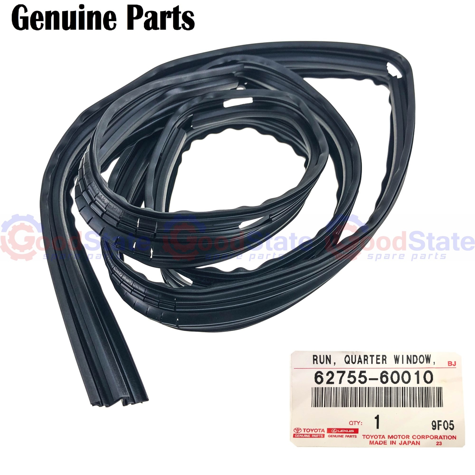 Genuine Lexus LX450 FZJ80 Rear RH 1/4 Window Run Weatherstrip | eBay