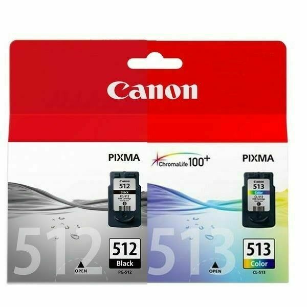 Canon PG-512 / CL-513 Black & Tri-Colour Ink Cartridge Multipack for ...