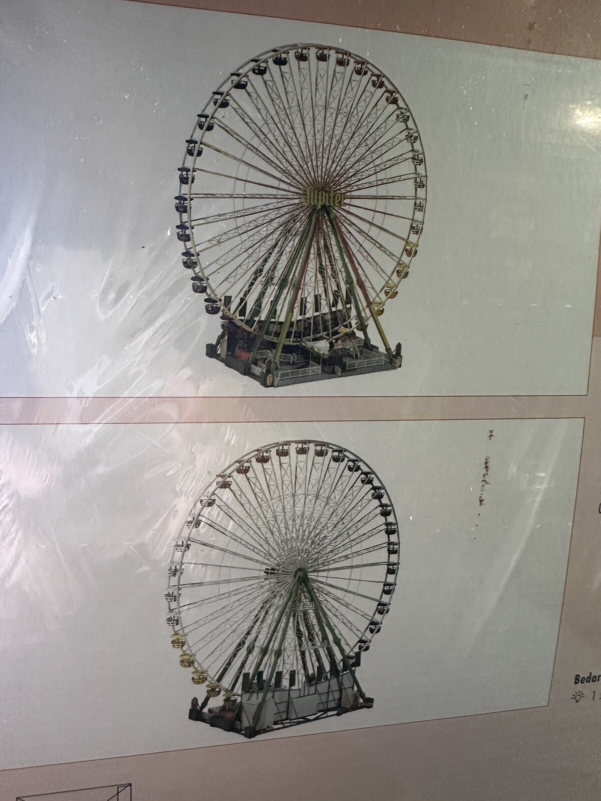 FALLER 140470 Ferris Wheel Jupiter HO Scale Building Kit - Multicolor ...