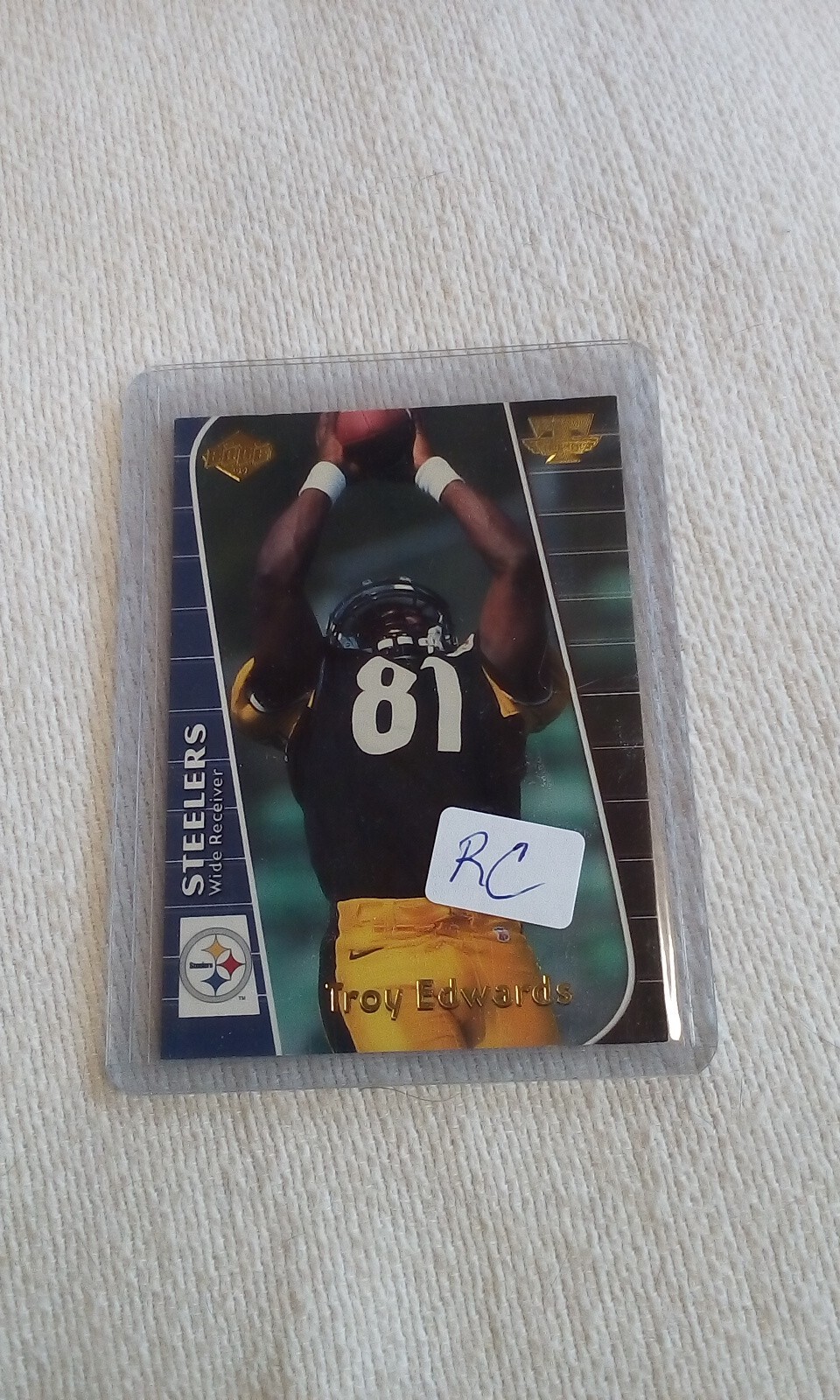 1999 Collector's Edge Triumph Previews #TE Troy Edwards RC WR Steelers ...