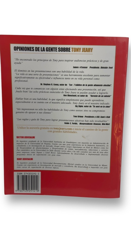 La Vida Es Una Serie De Presentaciónes 8 Formas De Mejorar Tony Jeary ...