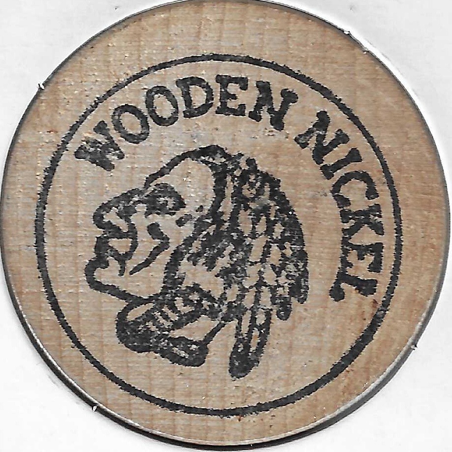 1978, THE TEEPEE, Cherry Valley, New York, Token/Coin, Indian Head ...