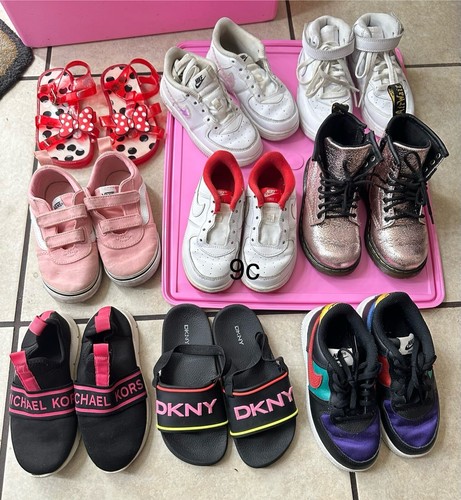 Girls Shoes Bundle Lot - Sneakers And Sandals - Size 9 & 10 | eBay