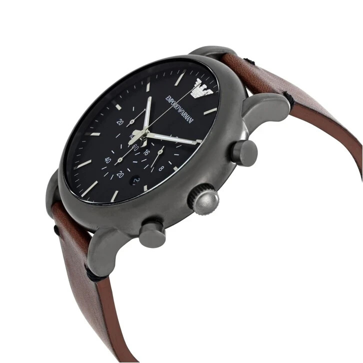 Emporio Armani Black Dial Men's Watch - AR1919 | eBay Australia