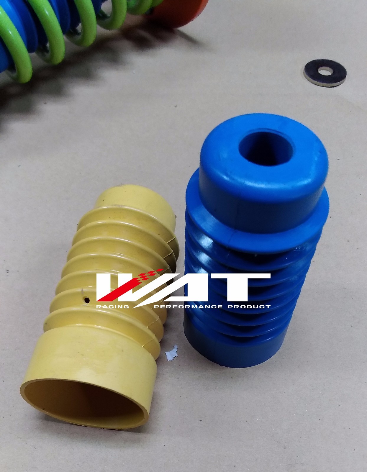 coilover suspension dust cover with bump stop spindle rod shock 20mm ...