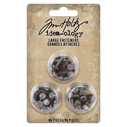 Tim Holtz Idea-Ology Metal Large Fasteners Antique Silver, Copper ...