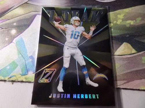 Justin Herbert 2022 Zenith Football Z-Team #ZT-3 Silver Sp HOLO | eBay