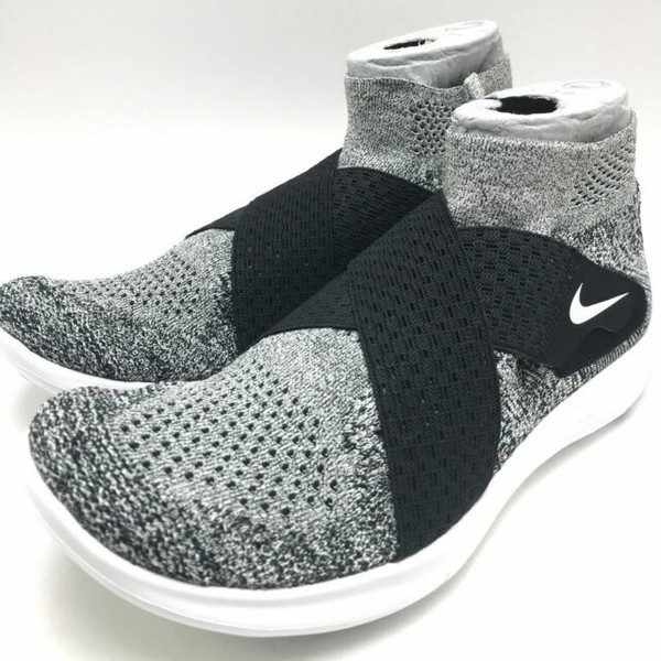 Size 9 - Nike Free RN Motion Flyknit 2017 Black White - 880846-001 for ...