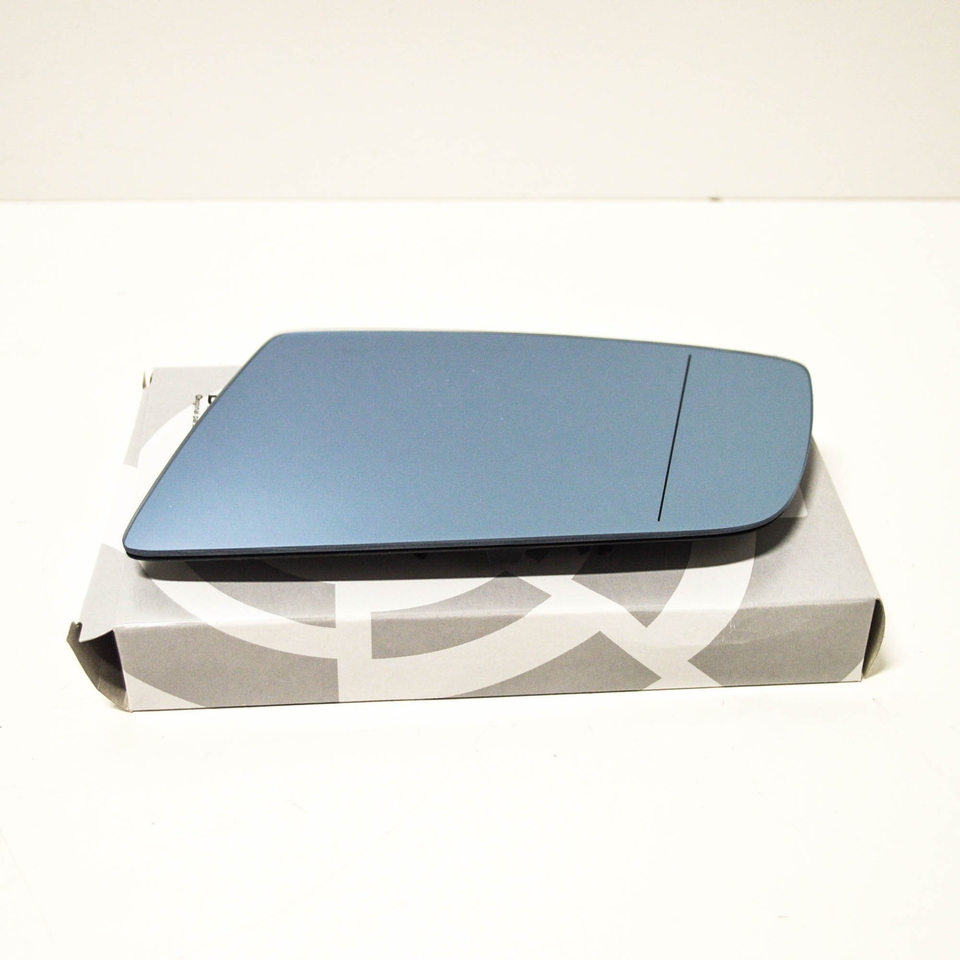 NEW BMW 5 E60 FRONT LEFT DOOR HEATED MIRROR GLASS 51167065081 ORIGINAL ...