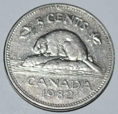 Canada 1982 5 Cents Elizabeth II Canadian Nickel Five Cent | eBay