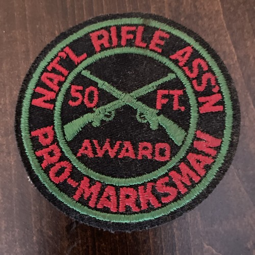 Vintage 1964 National Rifle Association NRA 50 FT AWARD PRO-MARKSMAN ...